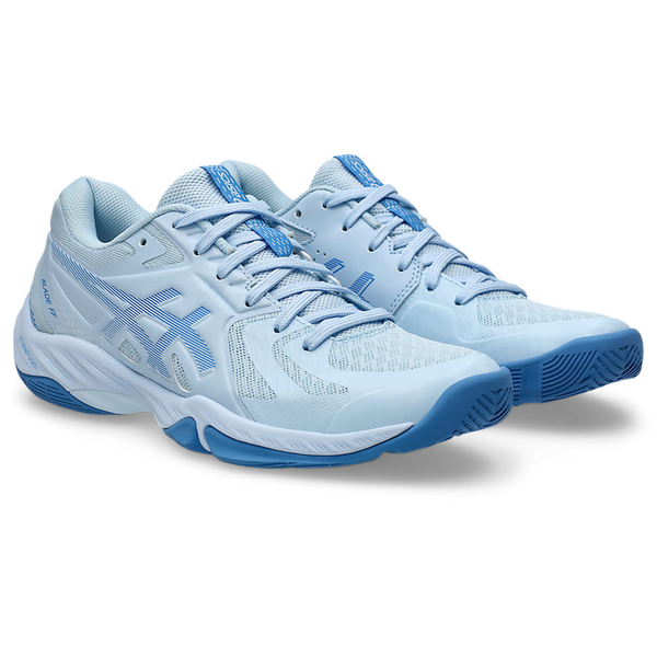 Asics Blade FF Women's Light Blue & Blue Coast Indoor Court Shoes – Control the 'T' Sports