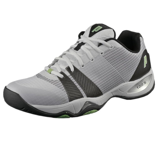 Prince T22.5 White, Green, & Black Men's Tennis Shoes – Control the 'T ...